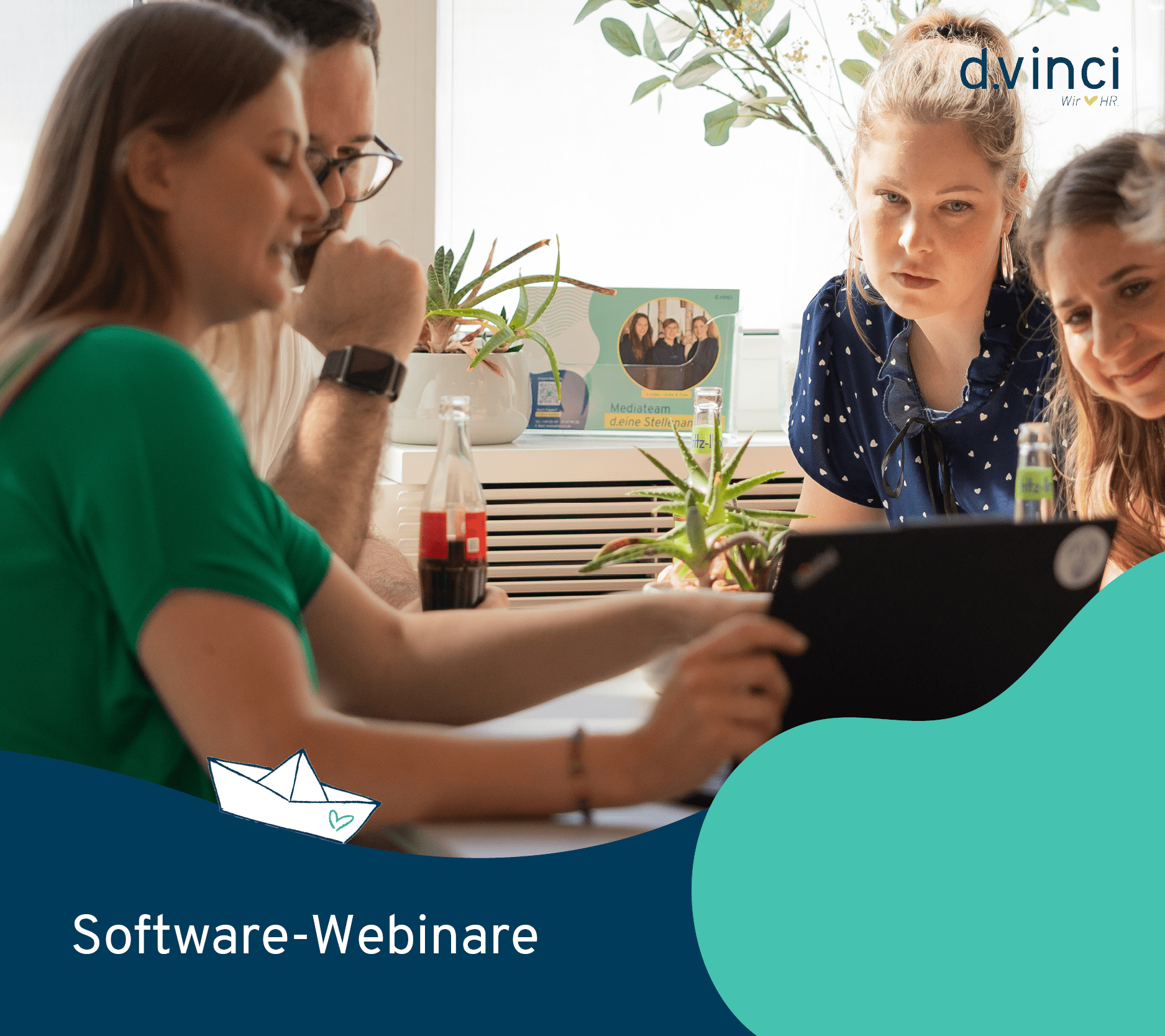 Branding: Neuer Look fürs Zusammen wachsen | d.vinci